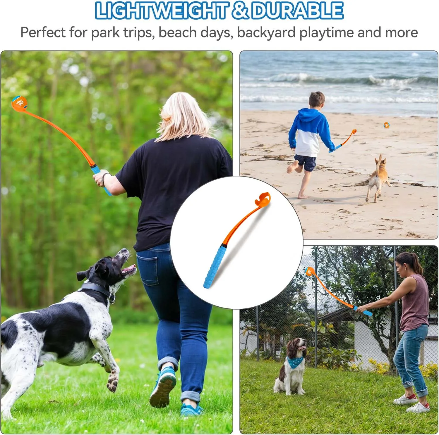 AFP New Arrival Handheld Dog Ball Thrower Pet Tennis Ball Thrower ...
