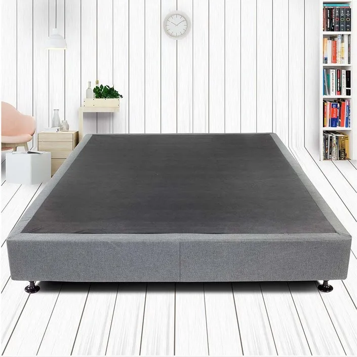 Hotel Beds Strong Bed Base with Fabric Cover & Box Spring