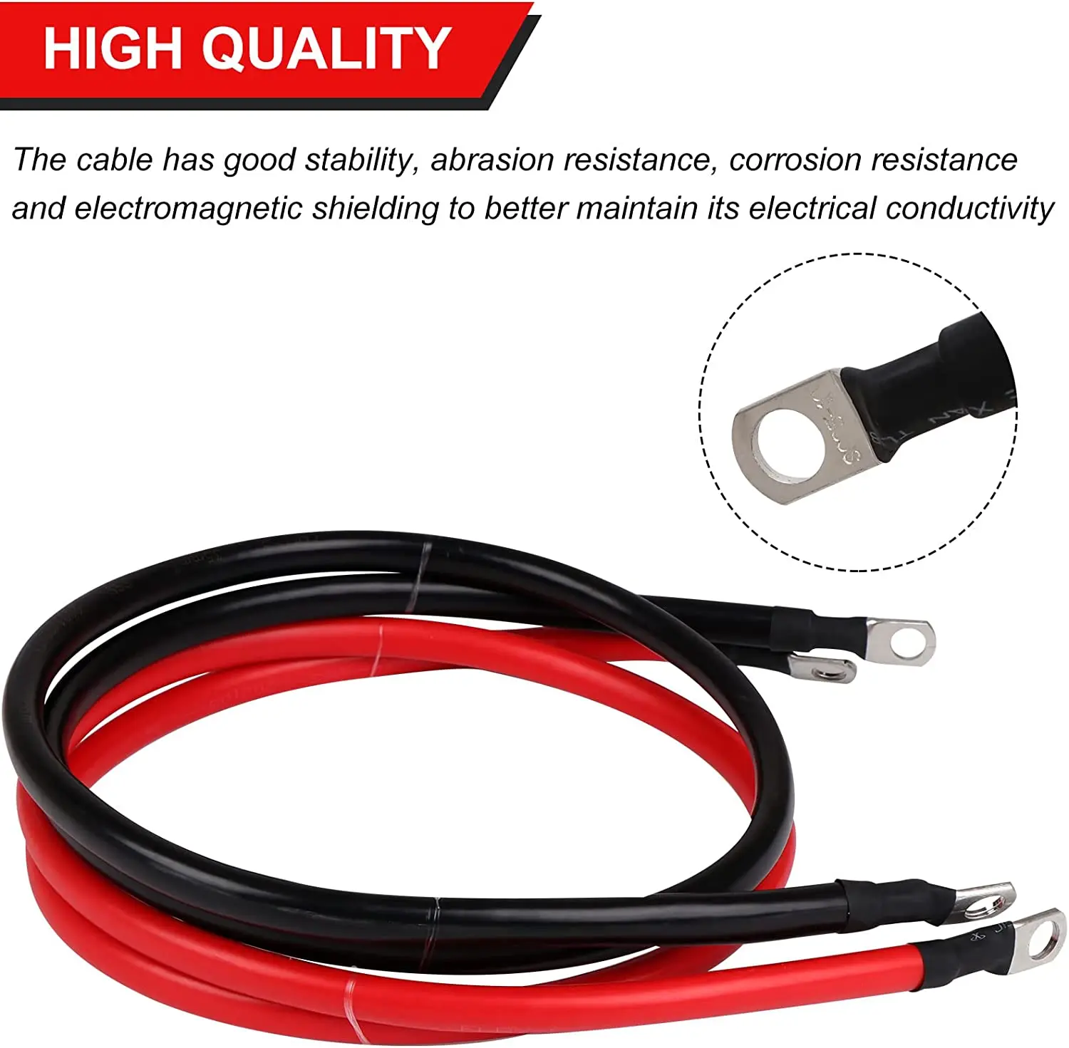 High Quality Car Solar Power Inverter Cable - Stable Battery Connection