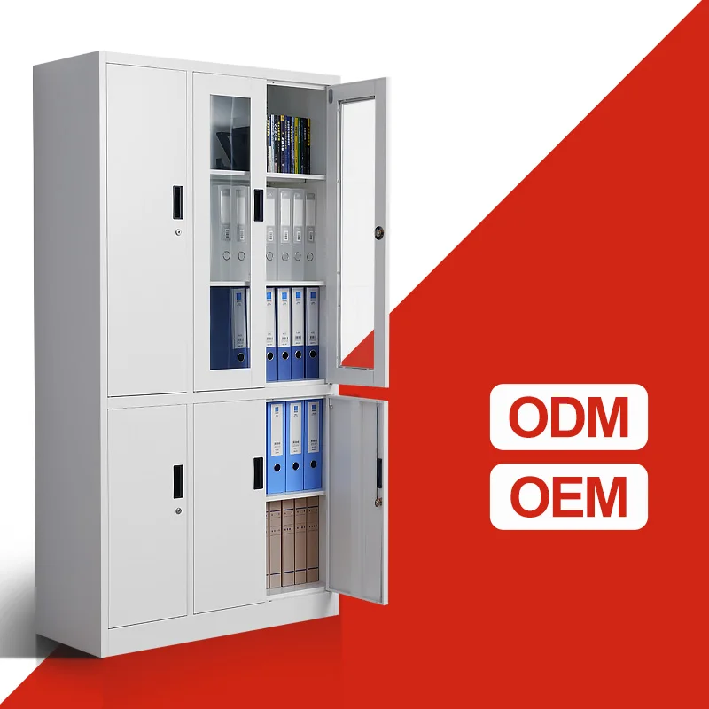 Office Large Metal Storage Metal Filing Cabinets Cupboard Archivadores ...