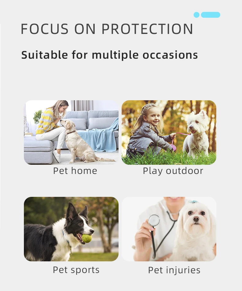 4 in a Set Waterproof Anti-slip Outdoor Comfortable Pet Silicone Rain Boots Long Shoes Dog Shoes ...