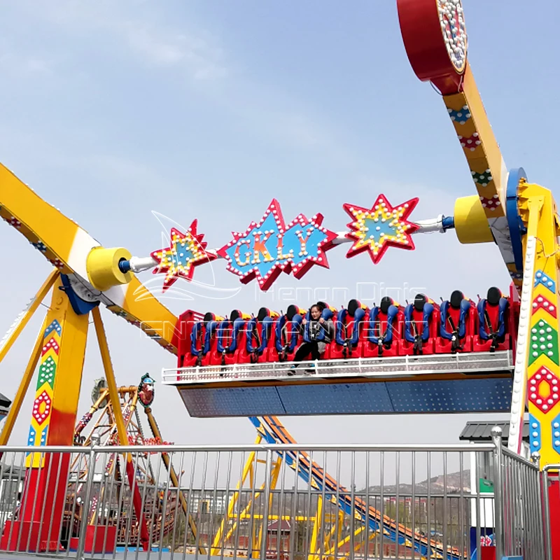 20 Seats Extreme Thrilling Ride Camping Area Swing Carnival Machine ...