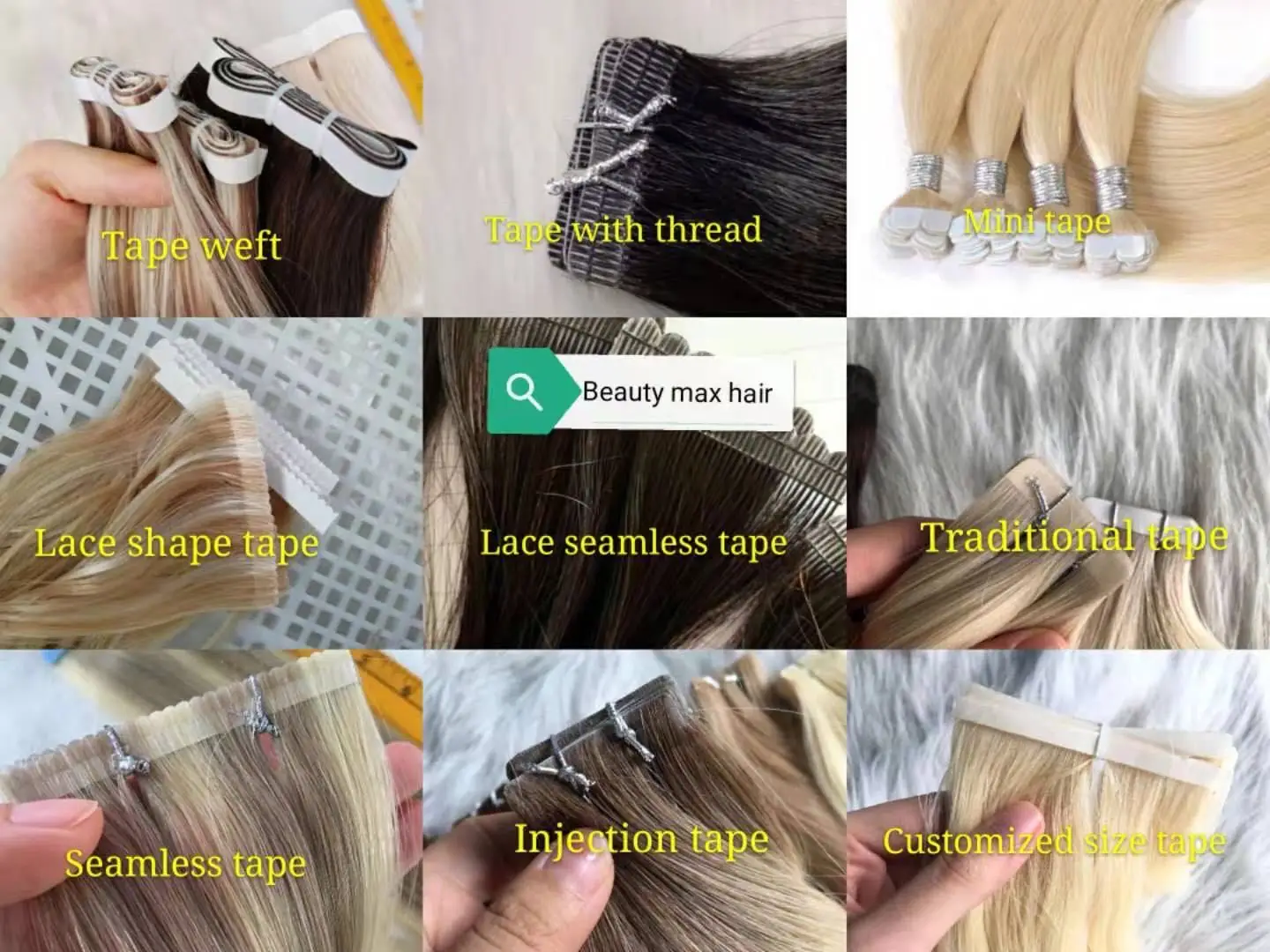 RH Double Drawn Chinese Virgin Cuticle Injected Hair Weft Extensions ...