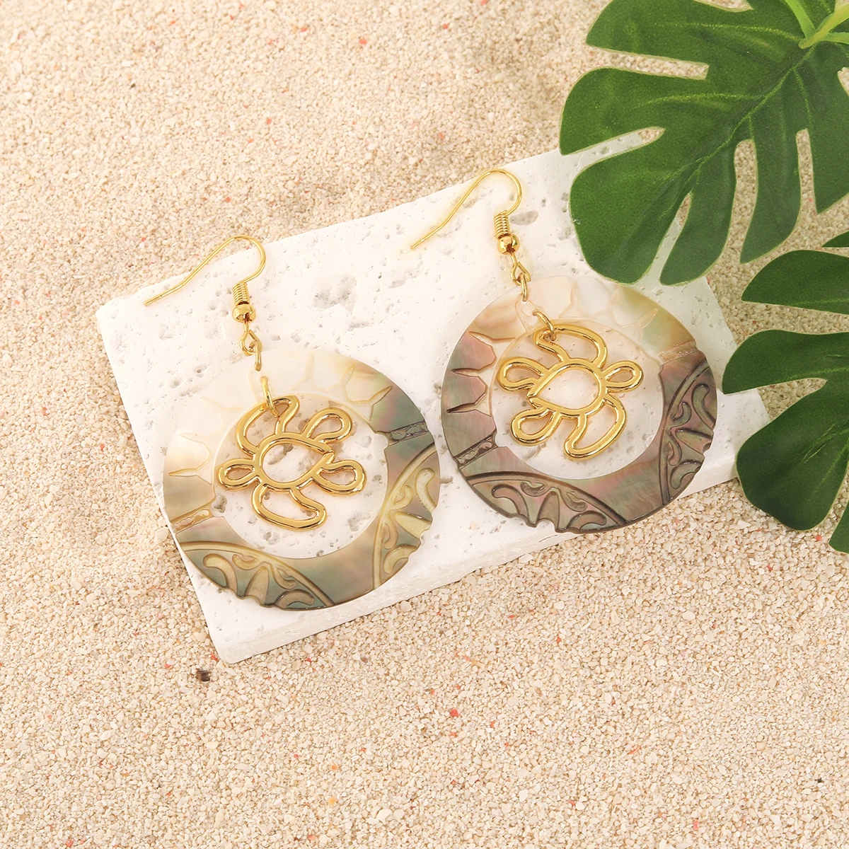 Fashion Cute Hawaiian Tonga Turtle Animal Drop Earrings Accessories ...
