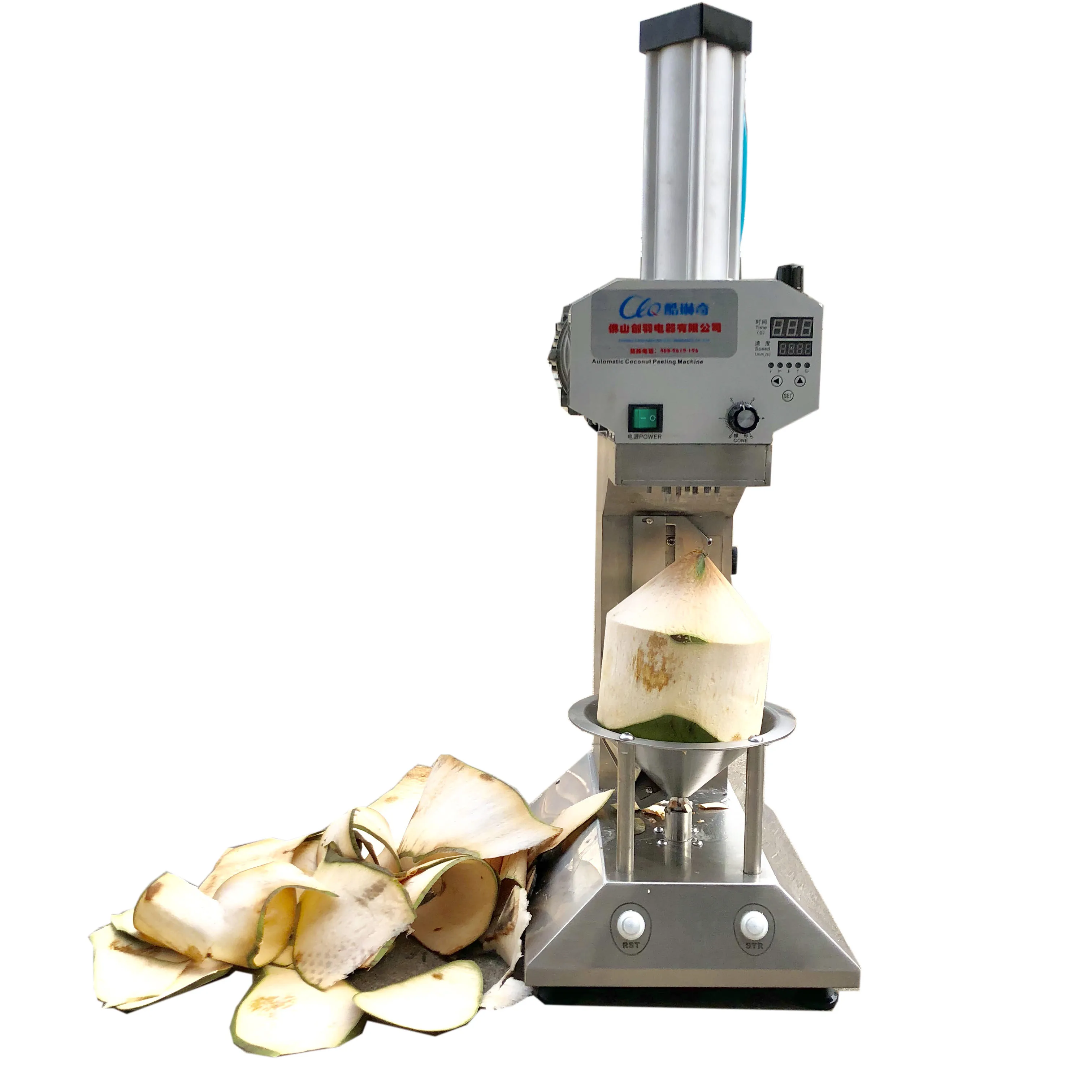 Automatic Fruit Green Coconut Peeler Coconut Shell Grinding Machine ...