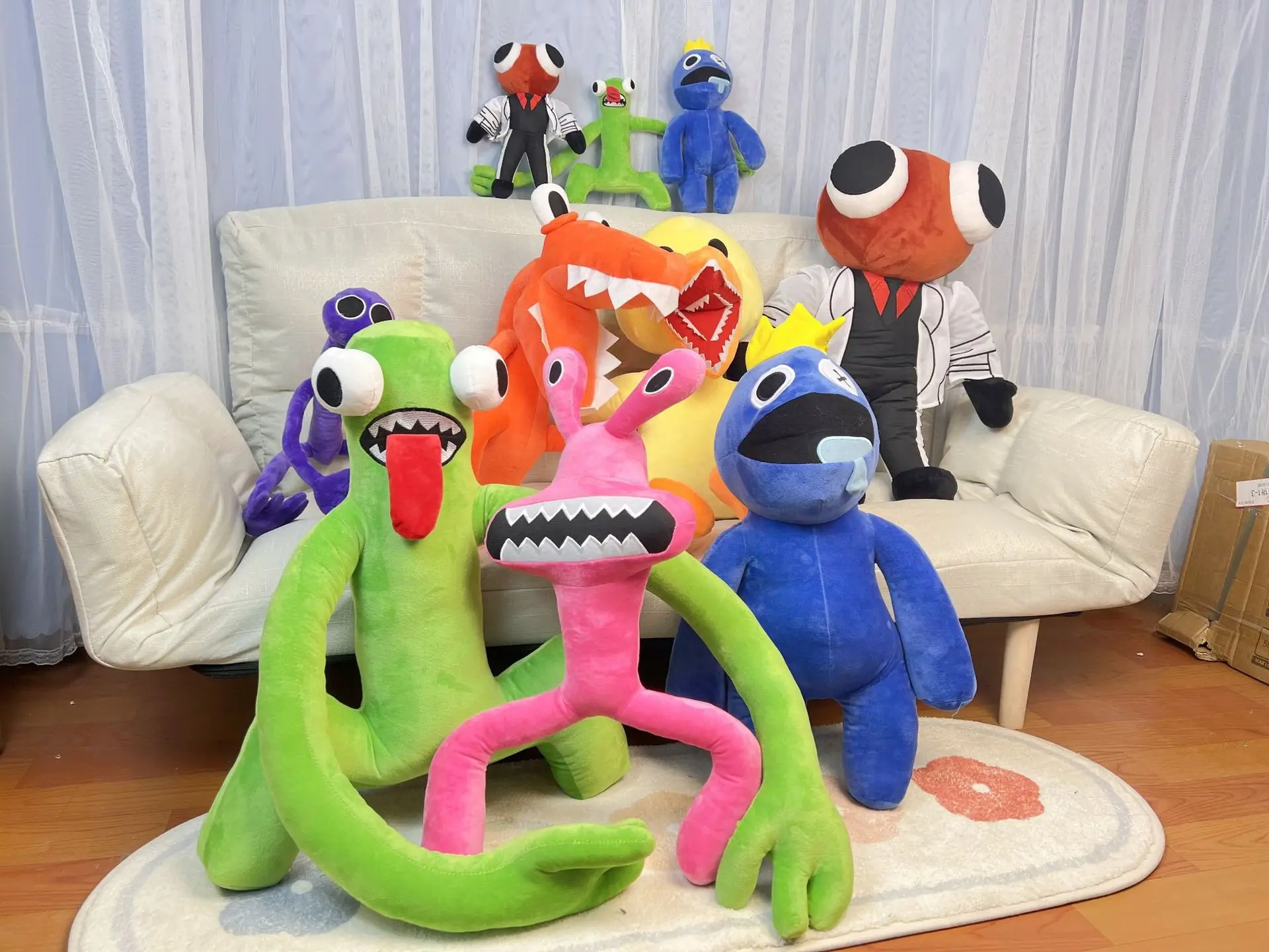 2022 Kawaii Soft Toys Rainbow Friends Plush Green Rainbow Friends Blue ...