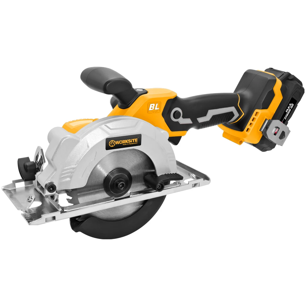WORKSITE Customized 20V Battery Brushless Circular Saw 6000RPM Powerful ...