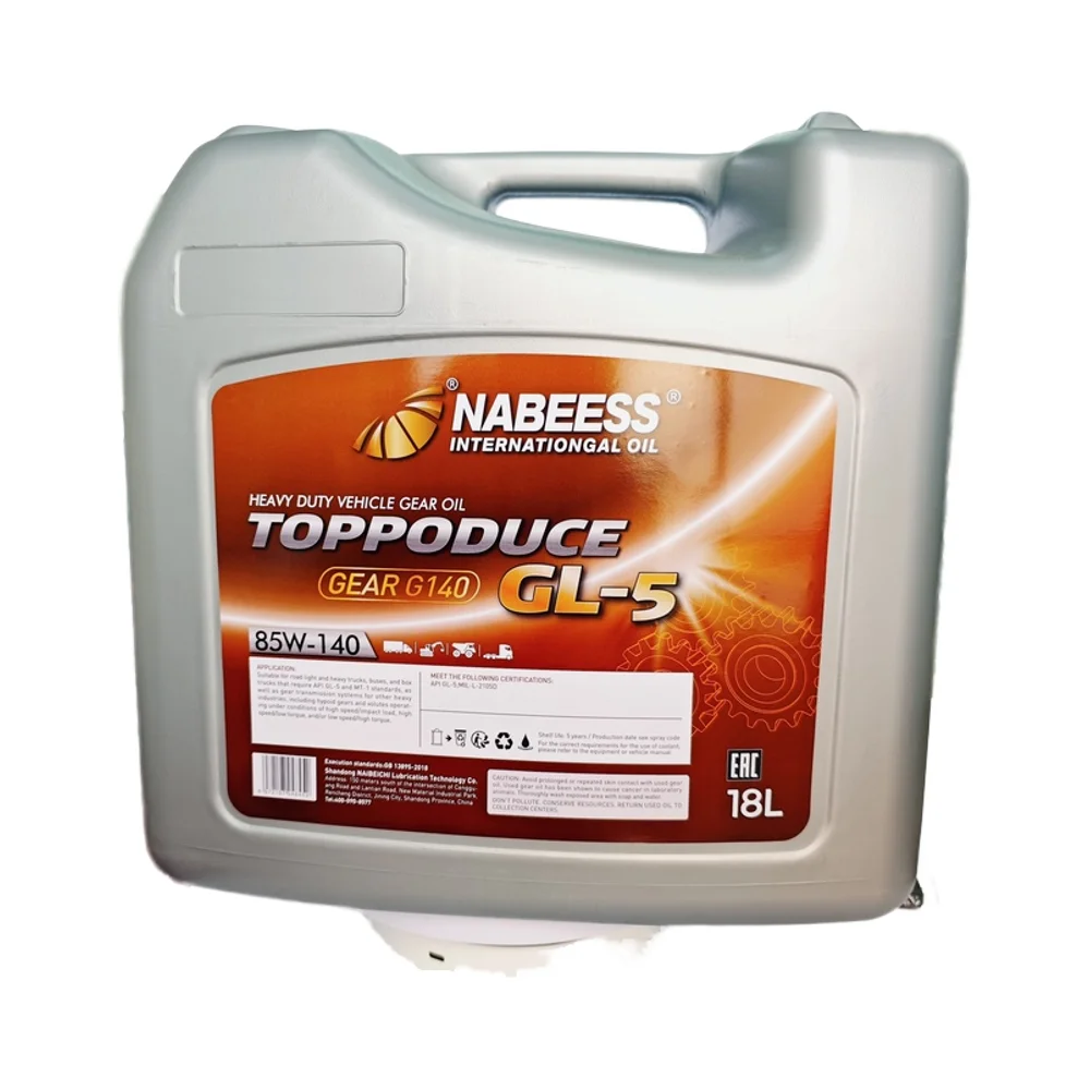 SAE 85W140 High-Level Gear Oil from China Vehicle Engine Lubricant Compound