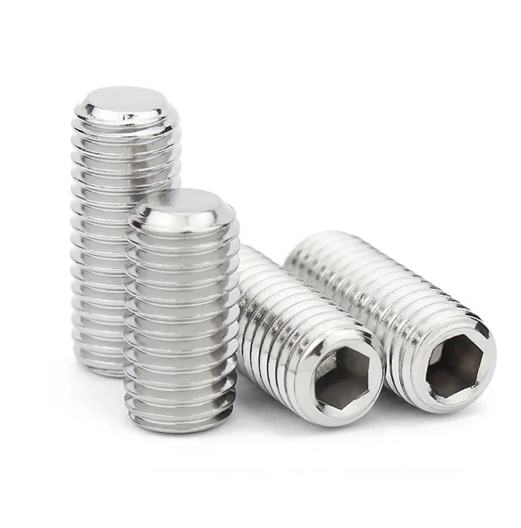 DIN913 304 Stainless Steel Headless M3 - M12 Grub Screw Hex Hexagon Socket Head Set Screws With ...
