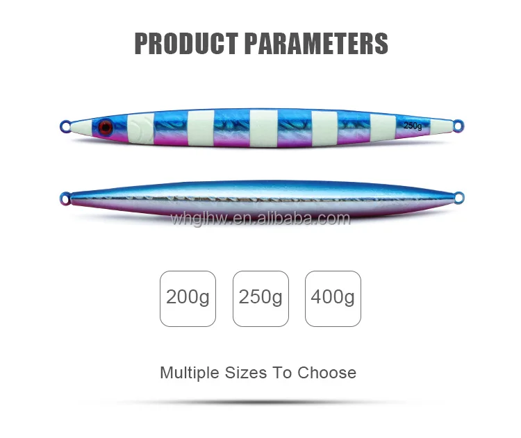 Thor Force 100g 150g 200g 250g 300g 400g Rainbow Luminous Vertical ...