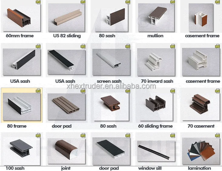 Upvc Plastic Sliding Door Window Profile Making Machine Upvc Window ...