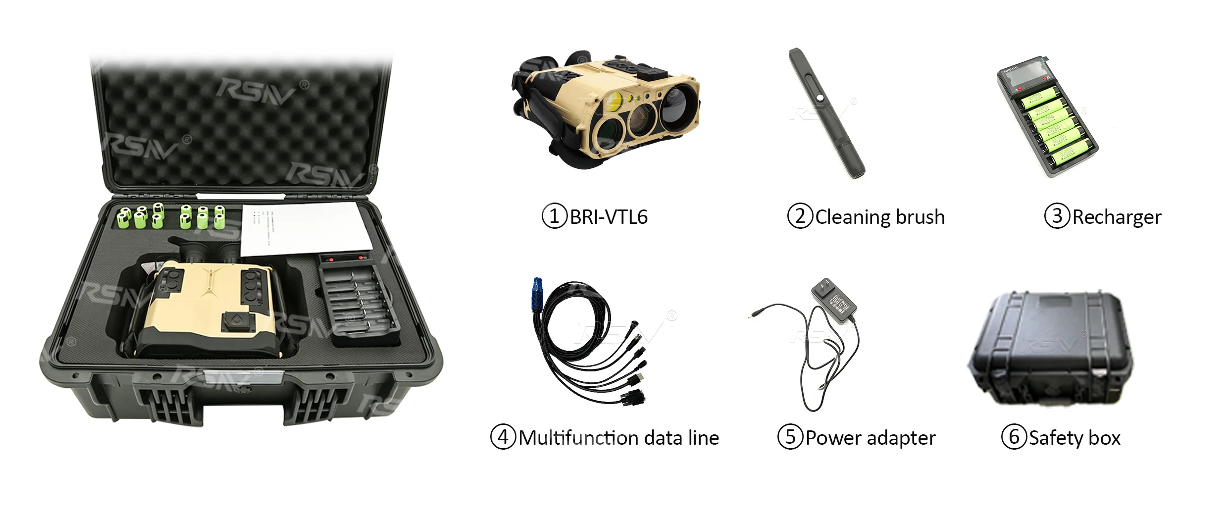 RSNV Laser Measurement Range 30m-6Km for Vehicle Binoculars with ...