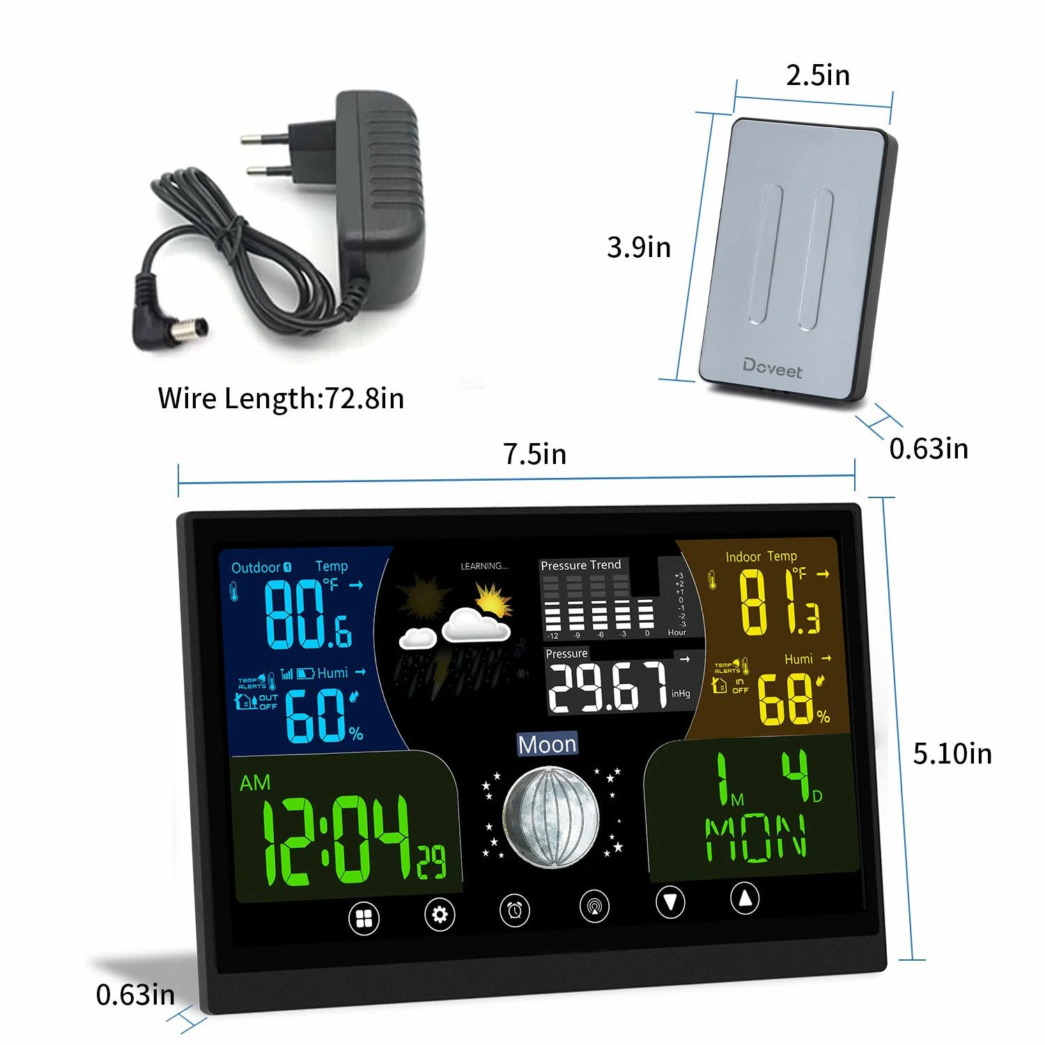 Weather Station Thermometer - High Accuracy & Custom Support