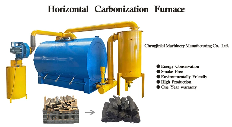 Coconut Shell Charcoal Making Machine - High Productivity