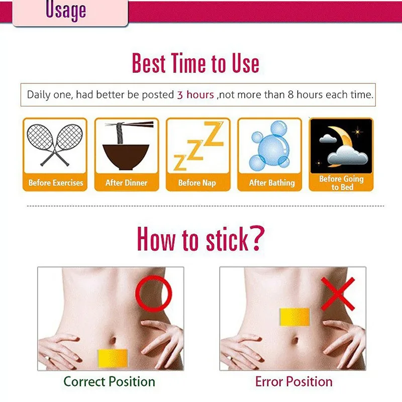 Slimming Weight Loss Stickers Lose Weight Patch Burning Slim - Buy ...