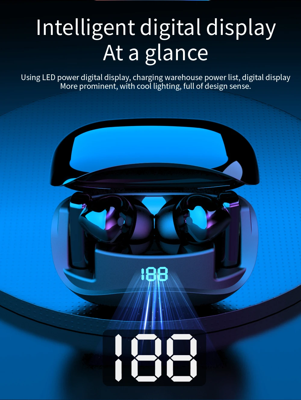 Anc Enc Neck Band Wireless Earphones Gaming In-ear Earphones Headband ...