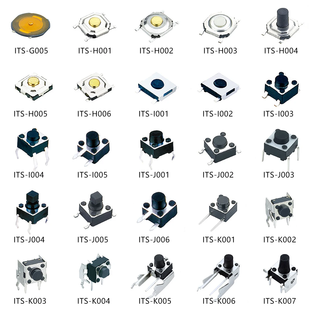3x5mm SMD Tact Switch - Horizontal Push Button for Reliable Momentary ...