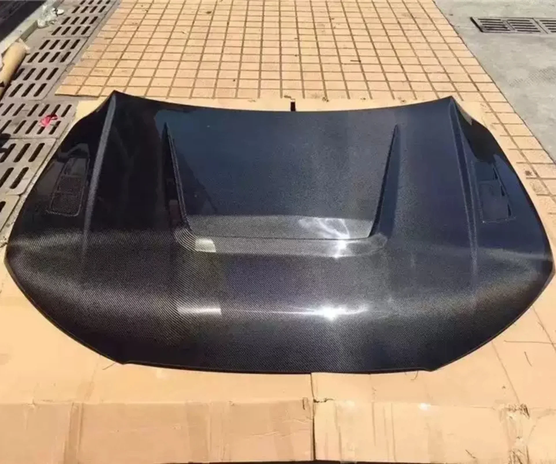 Carbon Fiber Hood Scoop Engine Cover For Audi A7 S7 Light Weight Car ...