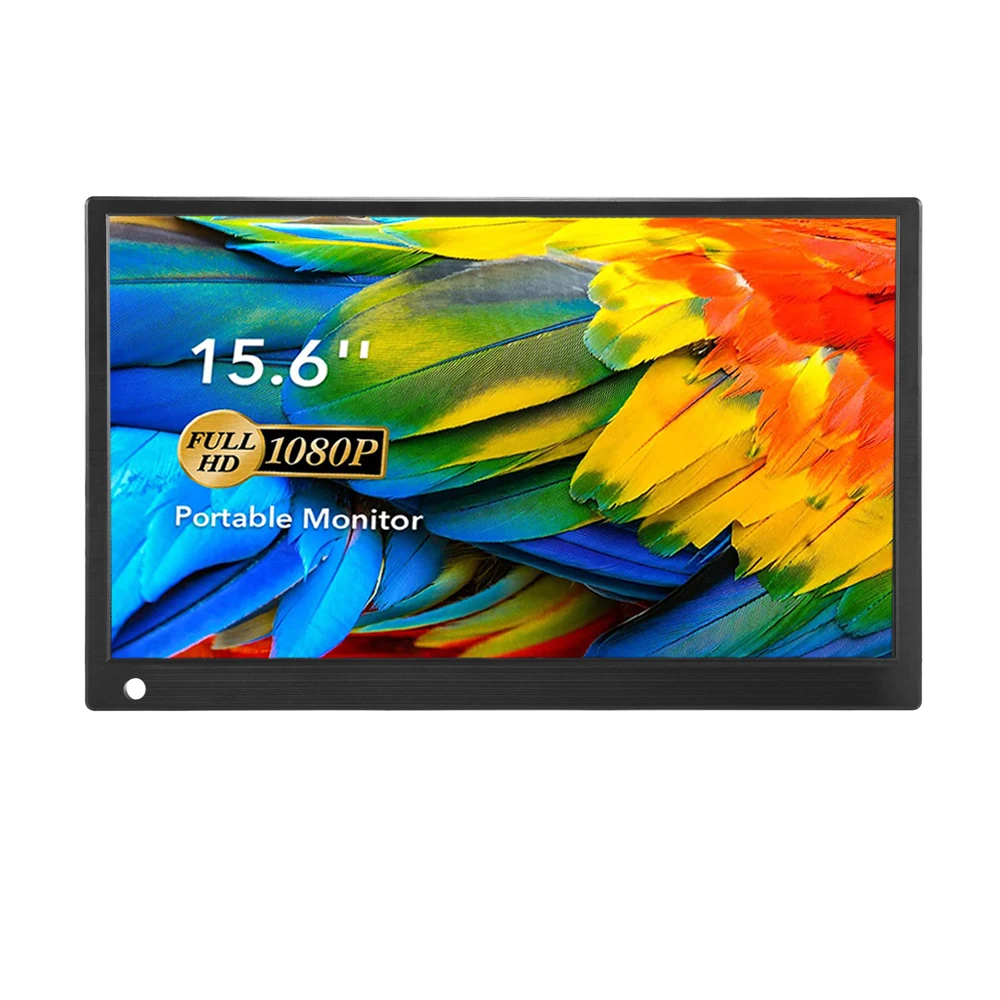 FHD 1080P USB C IPS Display Second Gaming Portable Monitor 15.6" with ...