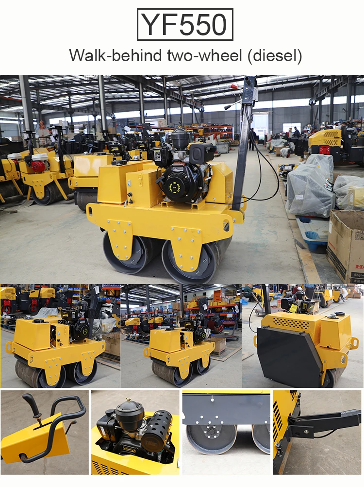 Mini Walk Behind Manual Hand Wheels 1 2 3 4 5 Ton Rammer Asphalt ...