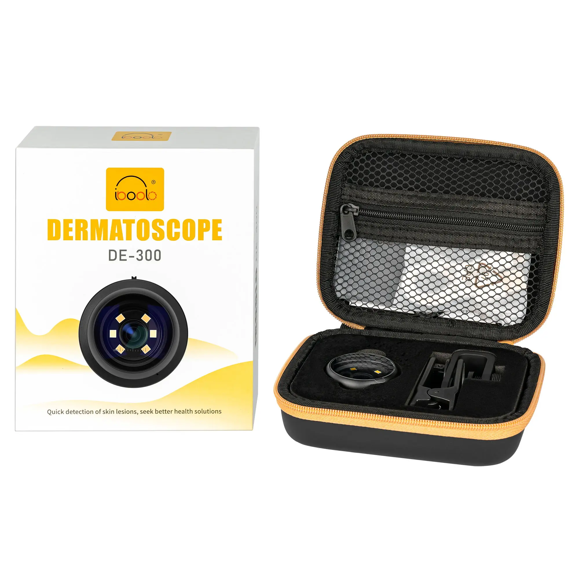 IBOOLO DE-300 Dermoscope - Reliable Home Use Dermatoscope