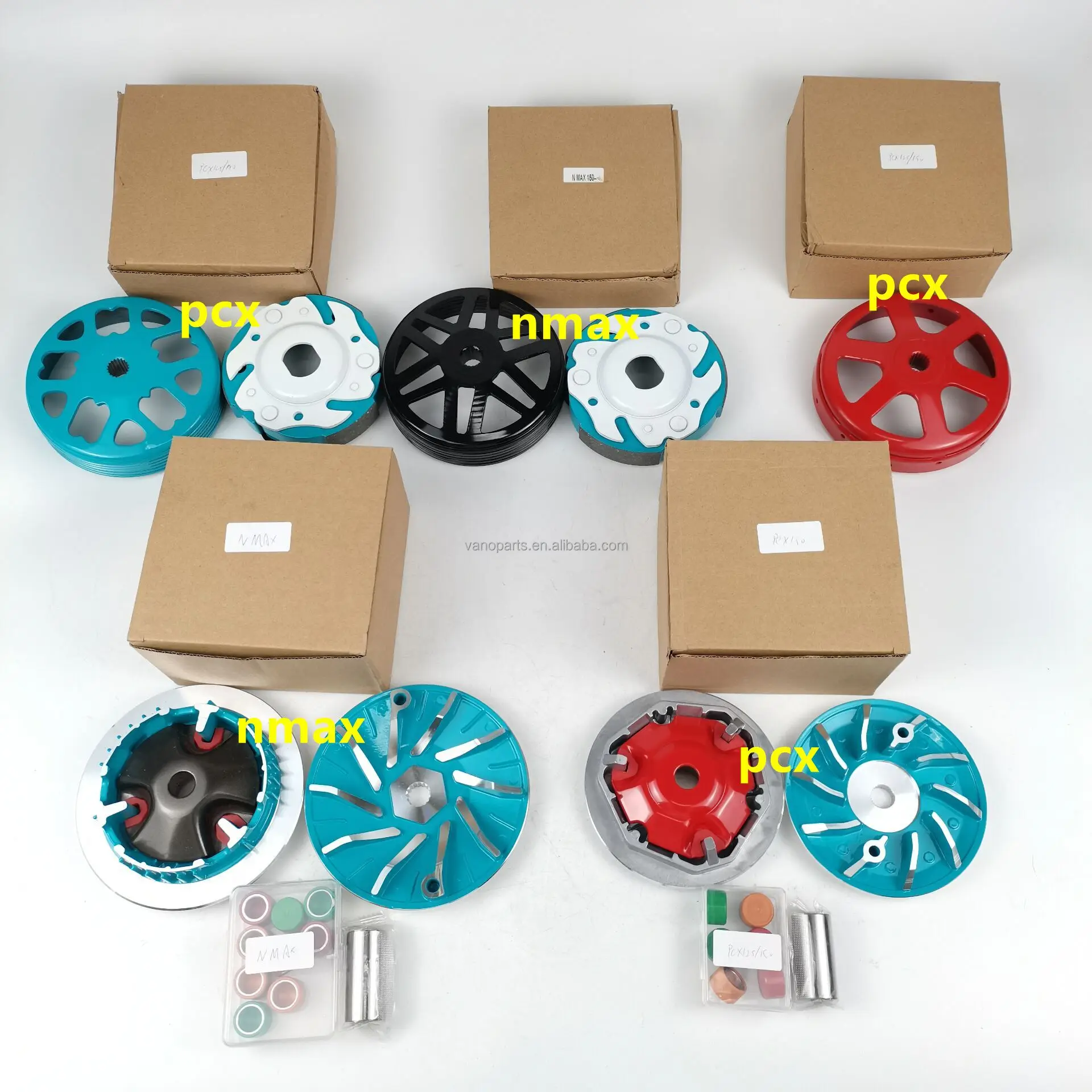 WANOU Motorcycle CVT Modified Scooter Variator Set Mio M3 Pulley Set ...