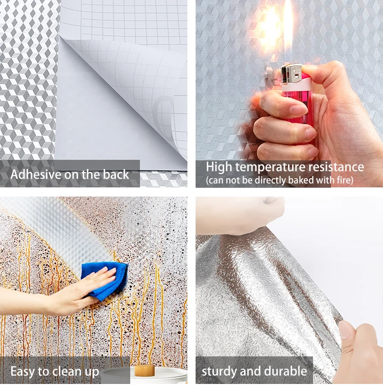 Kitchen Backsplash Wallpaper Stickers - Durable & Stylish