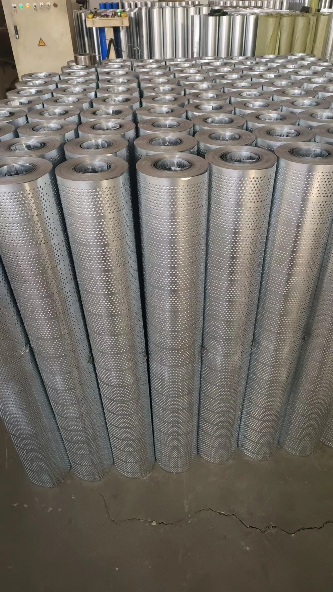 Spiral Flattened Expanded Metal Mesh Air Filter Mesh Tube - Buy ...