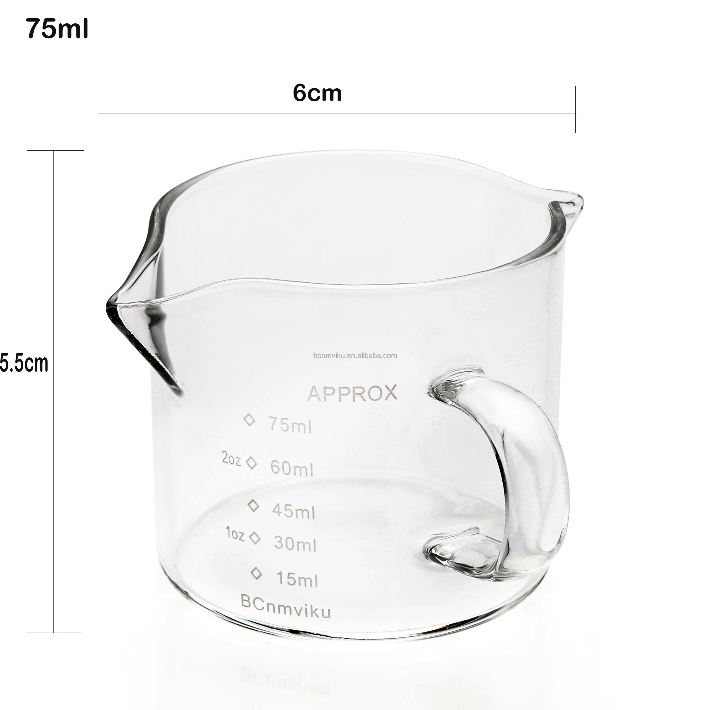 Bcnmviku 75ML Measuring Cup - Versatile & Heat-resistant