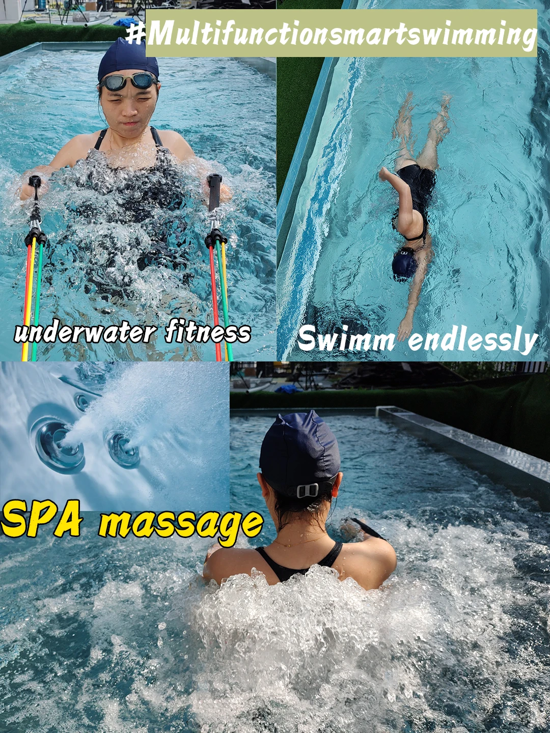 Endless Pool Shipping Container Swimming Pool Spa Piscinas Stainless ...