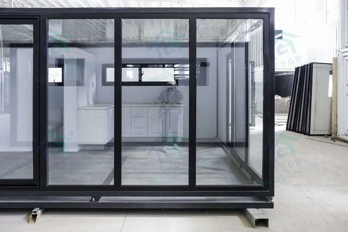 20ft 40ft Slide Out Push Pull Fold Out House Pre Build Mobile Pod ...