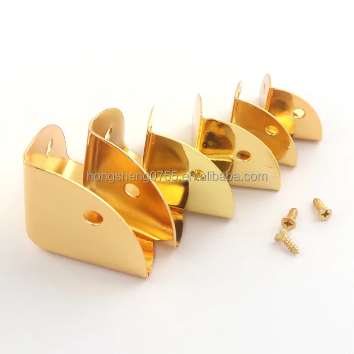 Metal Wooden Jewelry Box Edge Corner Protector for Luggage
