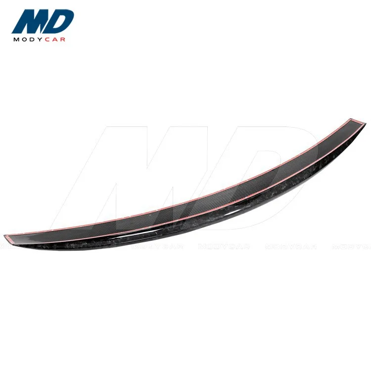 M Style Forged Carbon Fiber Rear Spoiler For 2014-2018 Mercedes Benz S ...
