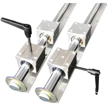 Sbr Round Linear Guide Rail With Linear Rail Shaft Support For Linear ...