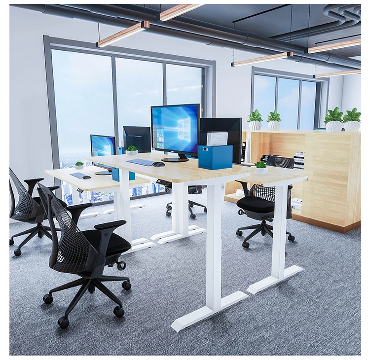 Modern Office Dual Motor Electrical Standing Desk Frame/ Adjustable ...