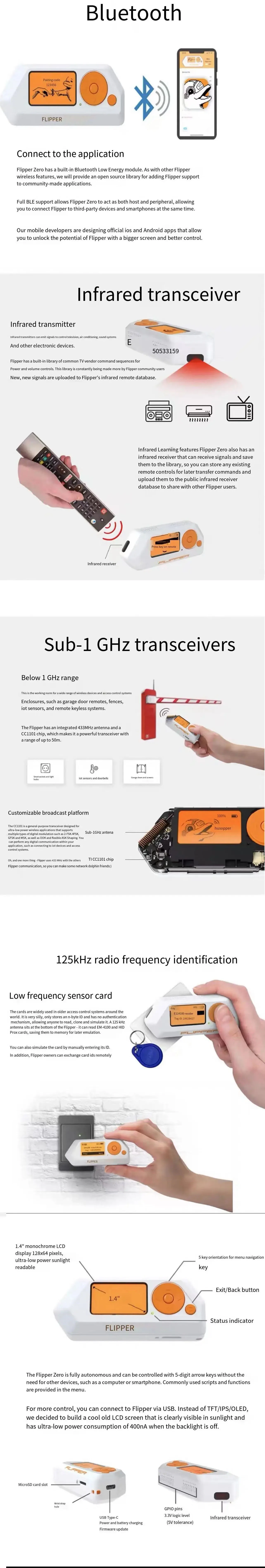 Flipper Zero Geeks Kit - Open Source Multitool for Programming