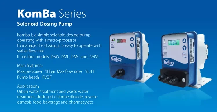 SEKO DMS 201 Komba Series - High Efficiency Chemical Dosing