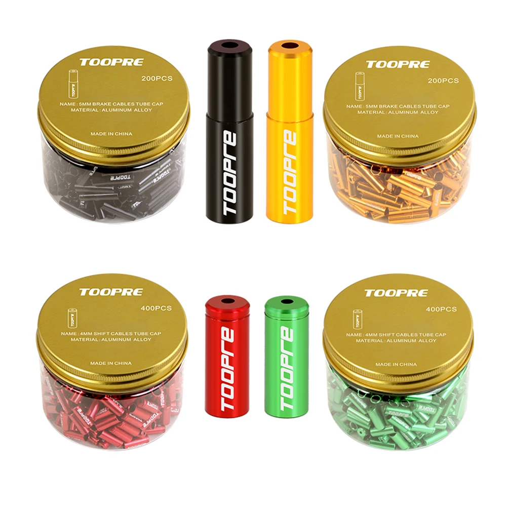 Toopre Mountain Road Bike Shift Brake Cable Ends Line Cap Wire Tube ...