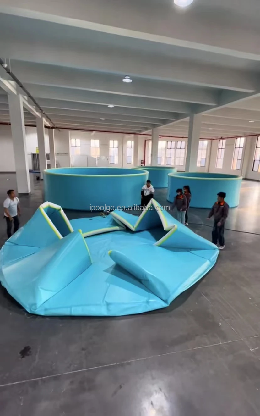 IPOOLGO Outdoor Portable Inflatable Swimming Pool - Durable & Fun