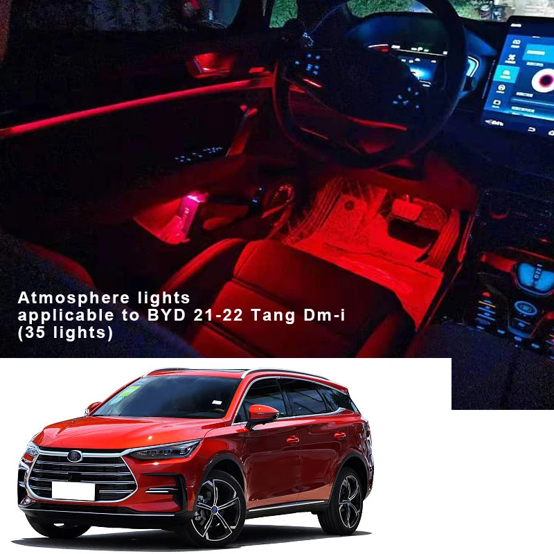 35 Lights Car Interior Decoration for BYD 21-23 Tang DMI