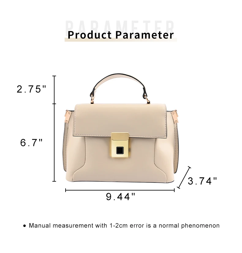 Beige Color Fashion Lady Handbag For Women With Fingerprint Digital ...