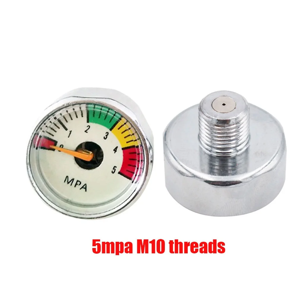 5mpa Mini Manometer M10 Threads 1pcs Pcp Paintball Air Pressure Gauge ...