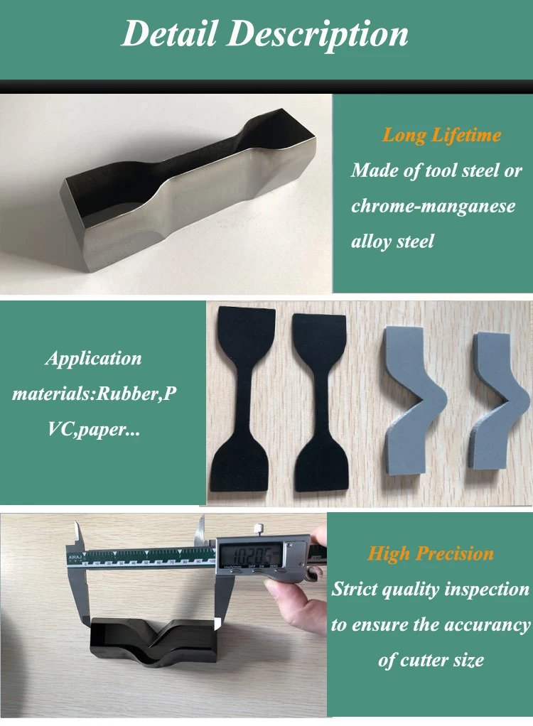 Iso Astm Standard Dumbbell Rubber Tensile Sample Die Cutter - Buy ...