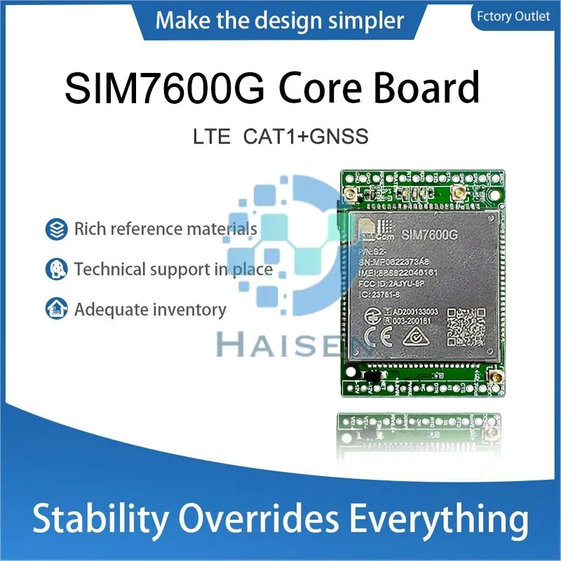 HAISEN SIMCOM SIM7600G Core Board SIM7600G Development Board LTE CAT1 ...