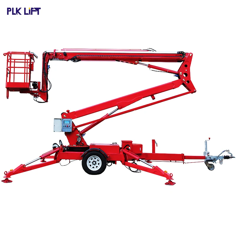 360 Swivel Turret Articulated Telescopic Towable Spider Nacelle Boom ...