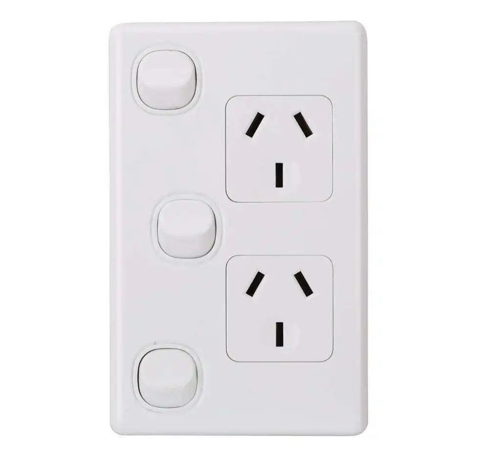 Australian Standard Wall Socket Recessed Socket Switch With 2 Pole ...