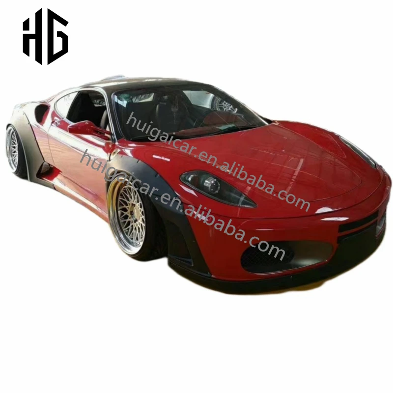 Ferrari F430 Wide Body Kits - Fiberglass Bumper & Fenders