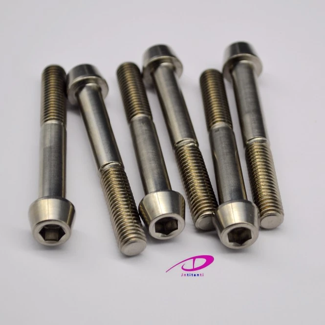 Gr.5 Titanium Alloy Ti-6al-4v Tapered Head Bolt - Buy Titanium Screws ...