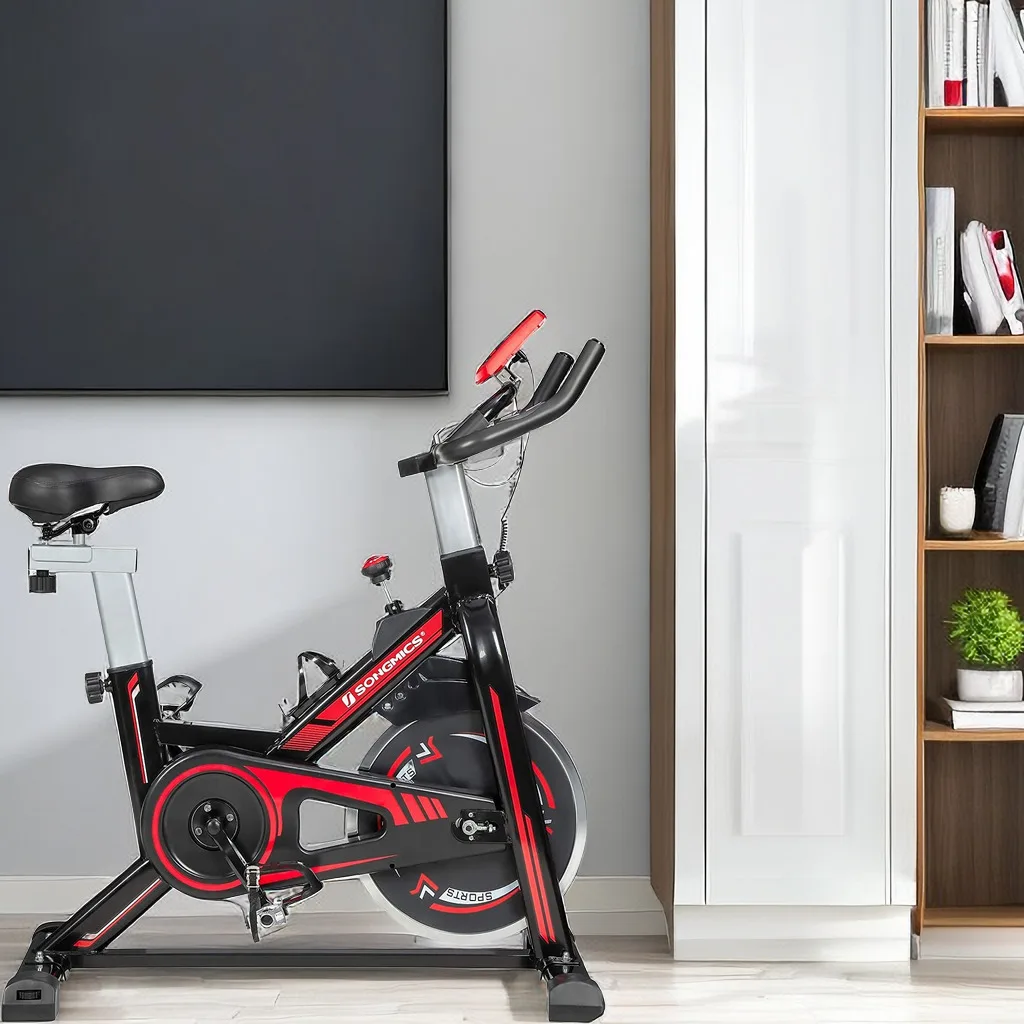 Spinning Exercise Bike - Adjustable, Professional, and Durable