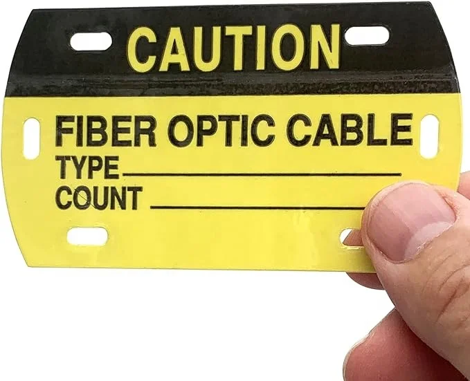 Durable Outdoor PP Cable Marker Labels - Waterproof & Customizable